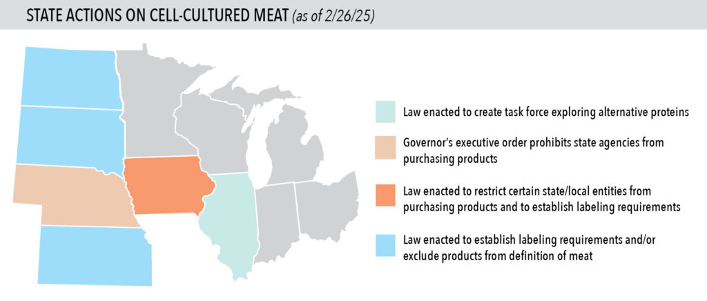 Though not yet on grocery shelves, lab-grown meat is focus of new laws ...